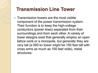Transmission tower | PPTX