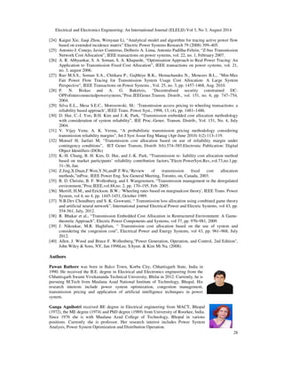 techTransmission usage and cost allocation using shapley value and tracing method a comparison | PDF