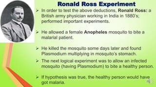 Transmition of malaria | PPTX