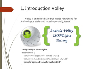 Transmitting network data using volley(14 09-16) | PPT