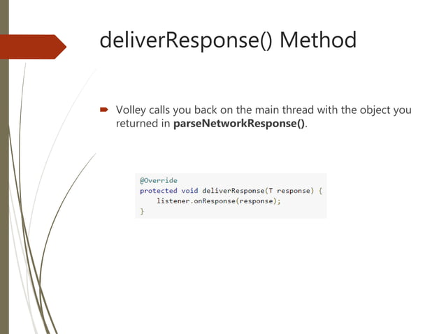 Transmitting network data using volley(14 09-16) | PPTX