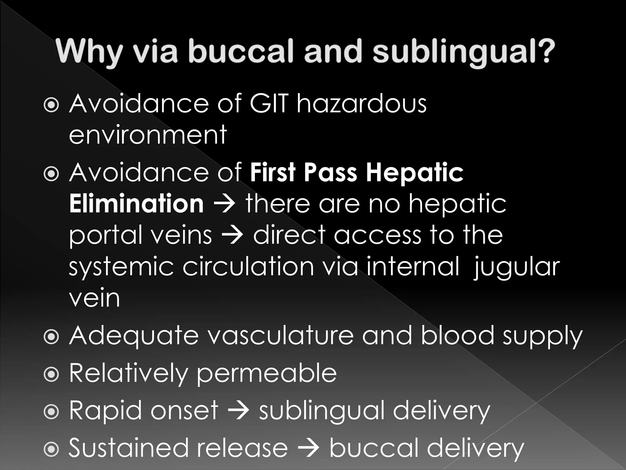 Transmucosal administration | PPTX