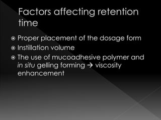 Transmucosal administration | PPTX