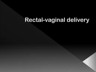 Transmucosal administration | PPTX