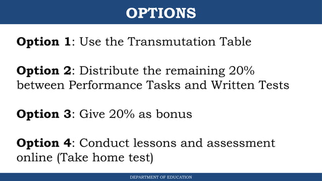 Grading System for the Deped Students- Junior or Senior | PPT ...