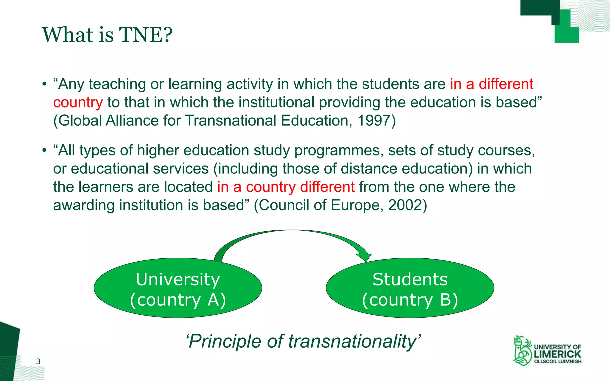 Transnational education | PPTX