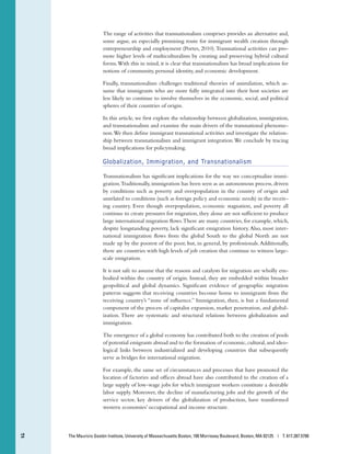 Transnationalism: A New Mode of Immigration Integration | PDF