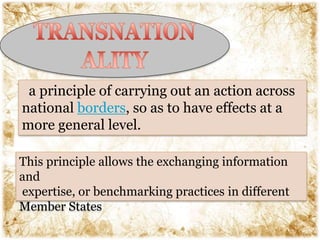 Transnationality and transnationalism | PPTX