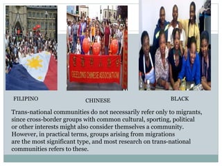 Transnationality and transnationalism | PPTX