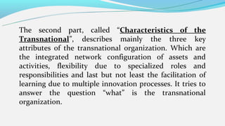 Transnational solution | PPT