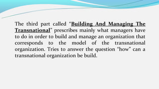 Transnational solution | PPT