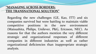 Transnational solution | PPT