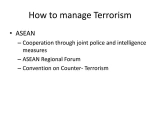 Transnational terrorism | PPTX