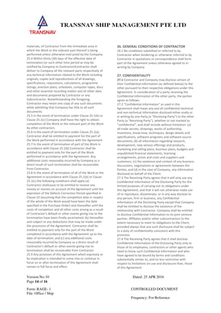 Transnav Procurement Terms & Conditions | PDF | Business | Business and ...