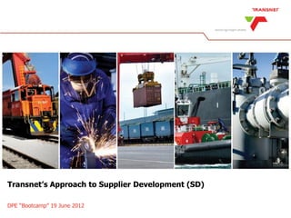 Transnet sd-plan-presentation 20120618 | PPT