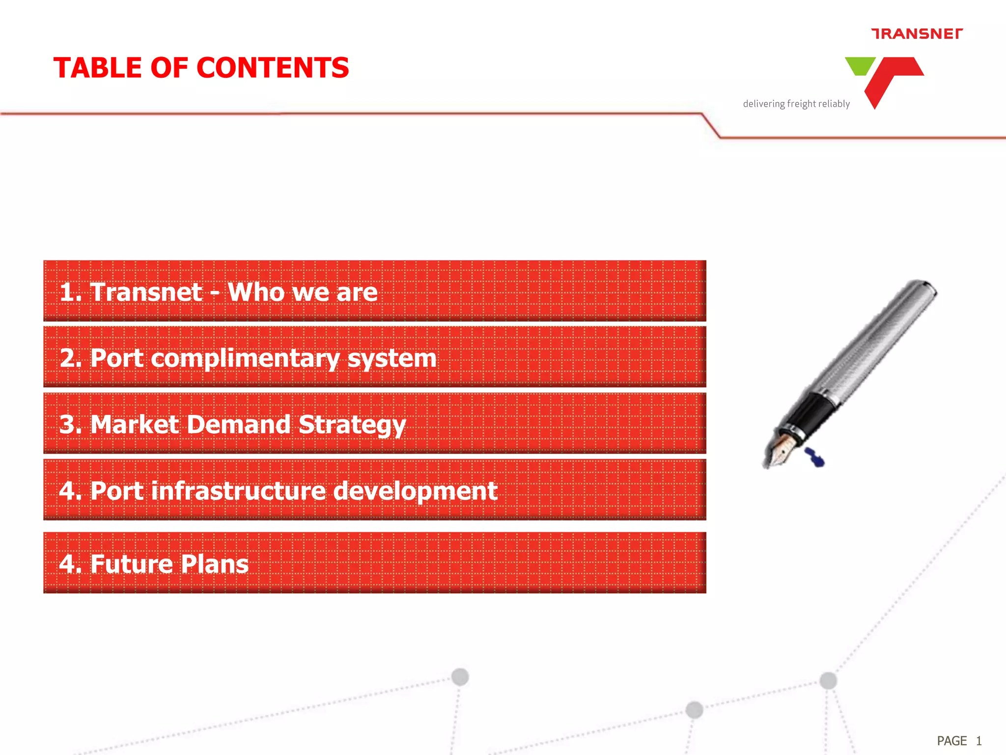 Transnet who we are- by Transnet Port Terminals Chief Executive, Karl ...