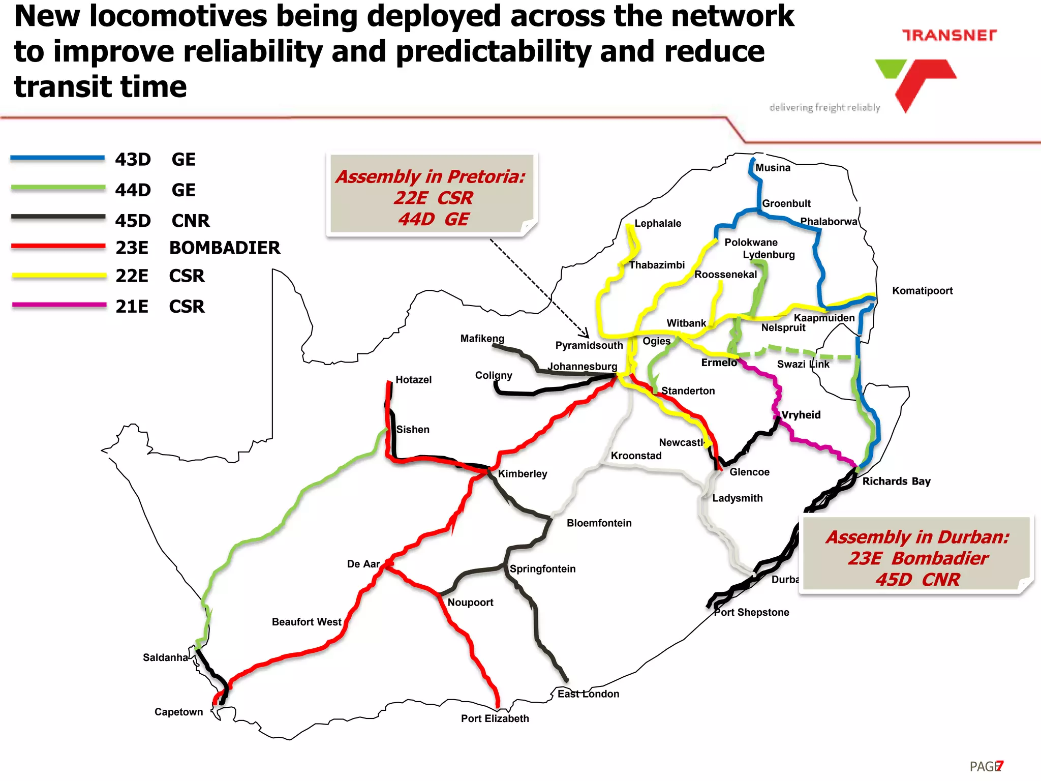 Transnet freight rail corridor development programme and road to rail strategy | PDF