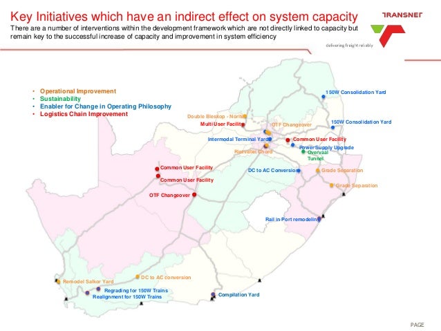 Transnet freight rail corridor development programme and road to rail…
