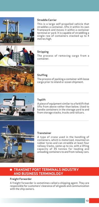 Transnet port terminals careers brochure | PDF