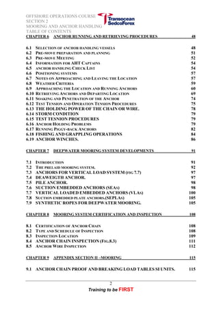 Transocean offshore operation 2 | PDF