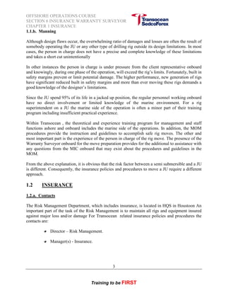 Transocean offshore operation 6 | PDF