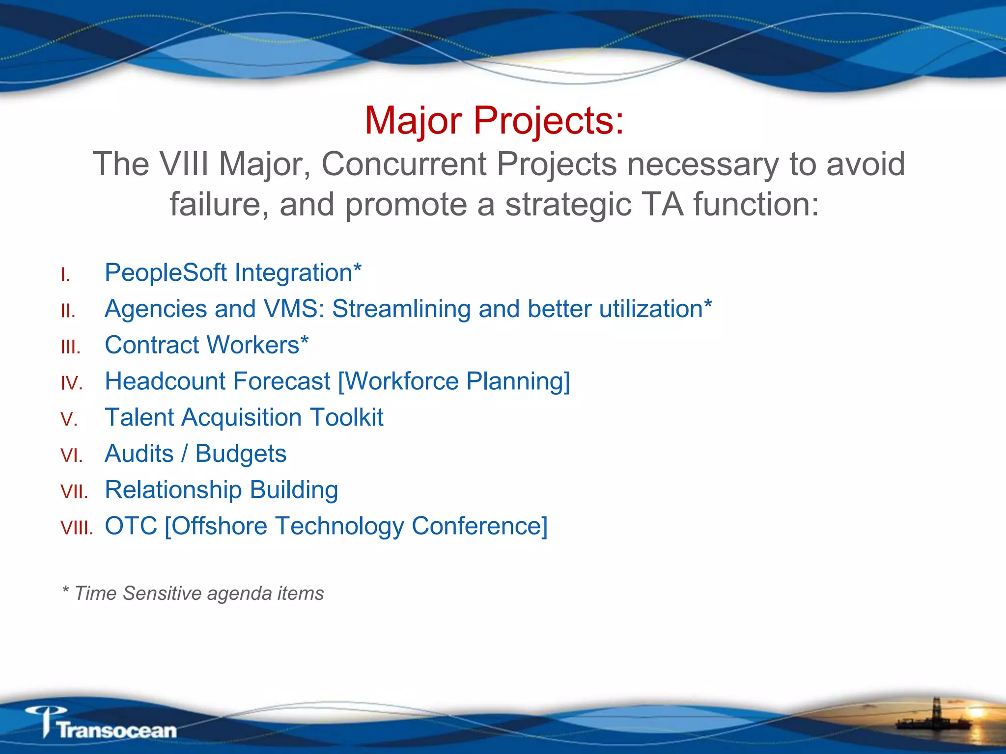 Transocean Hr Organizational Model Realignment Final | PDF