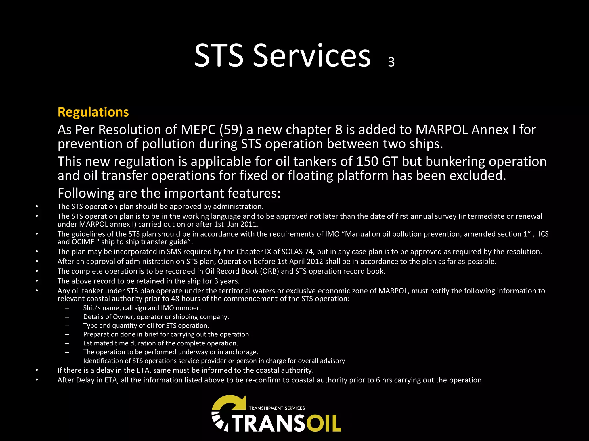 Transoil Presentatie | PPSX