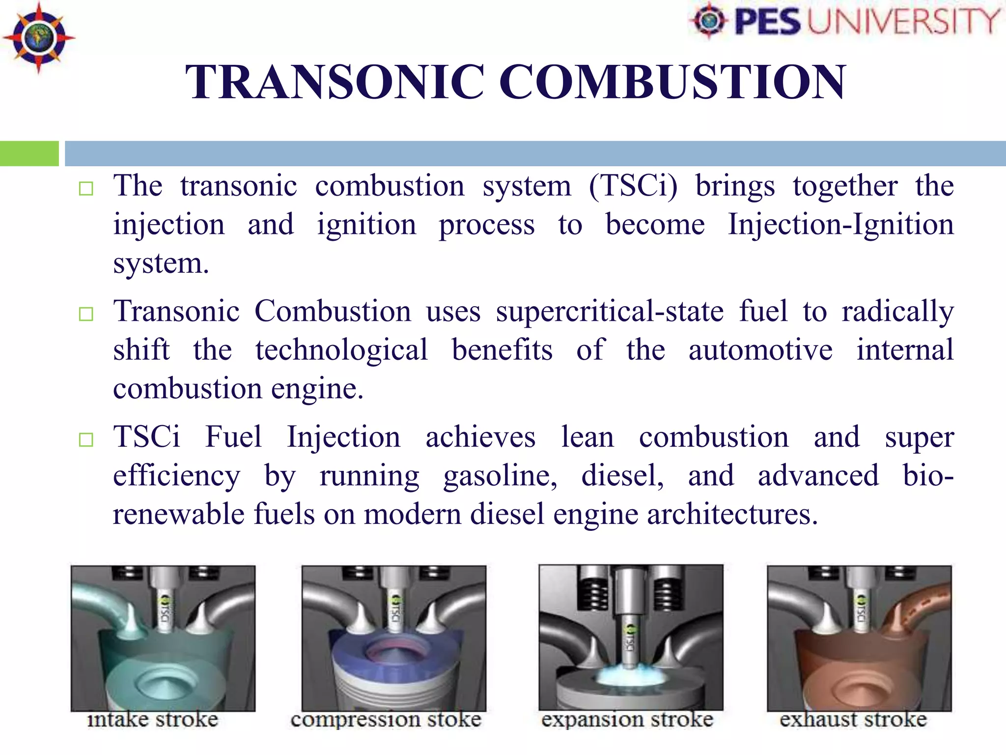 Transonic combustion,Injection-Ignition system. | PPTX