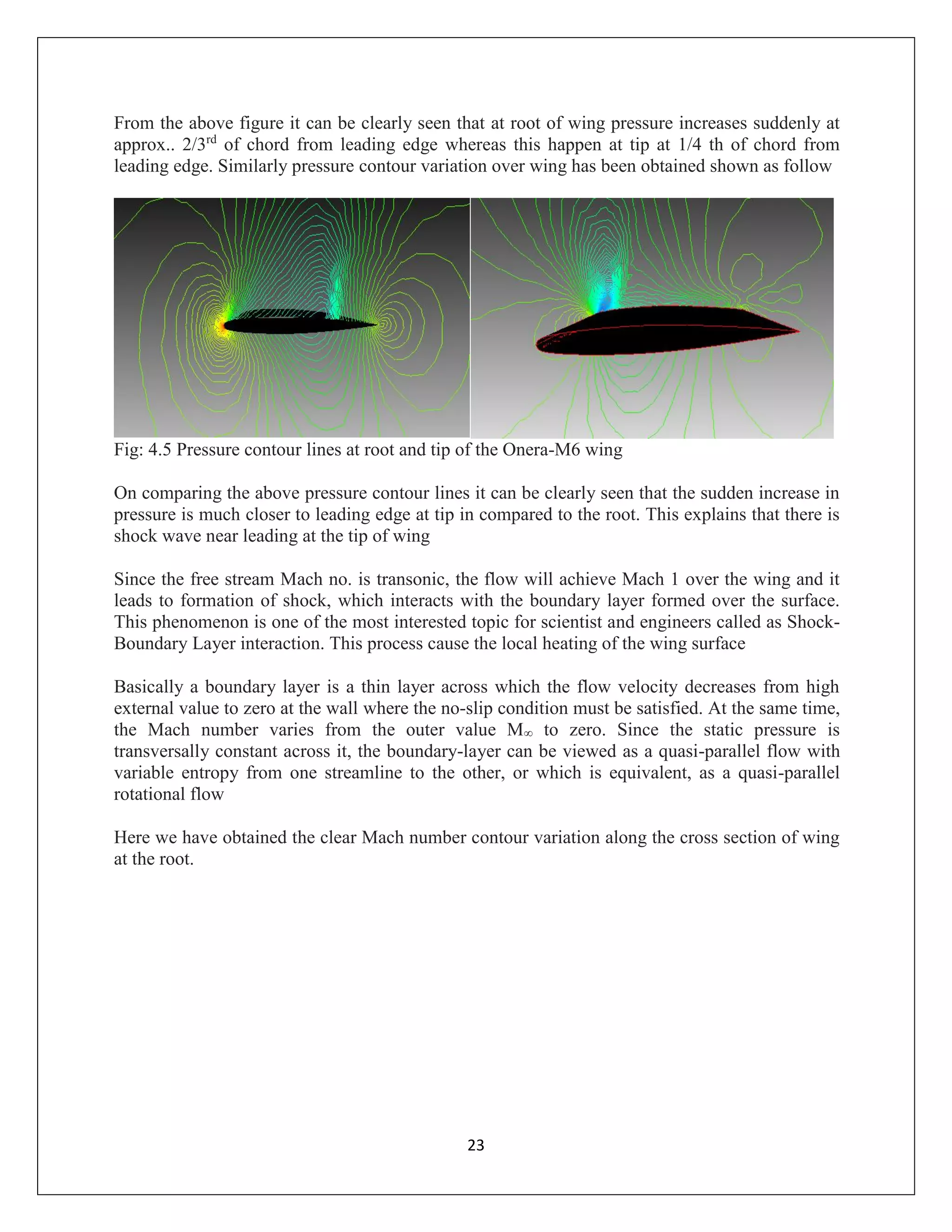 Transonic flow over 3d wing | PDF