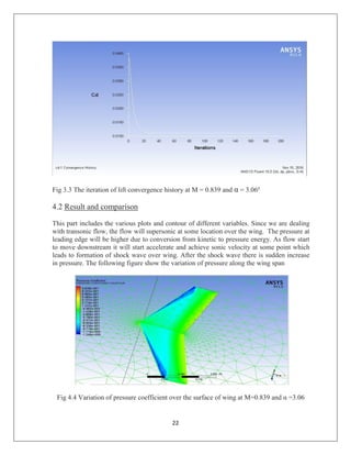 Transonic flow over 3d wing | PDF