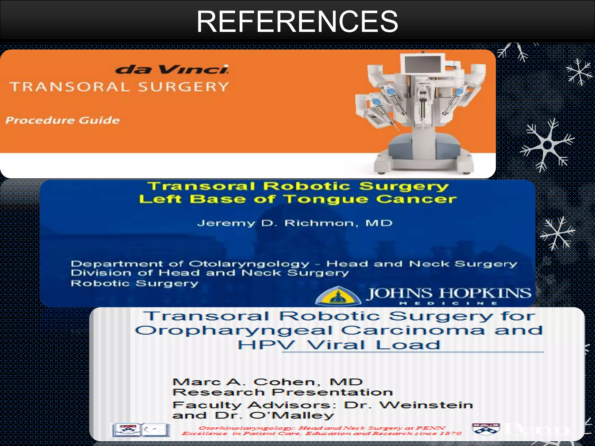 Transoral robotic surergy-TORS - A REVIEW | PPTX