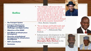 transport system as a Backbone for the Actualization of National ...