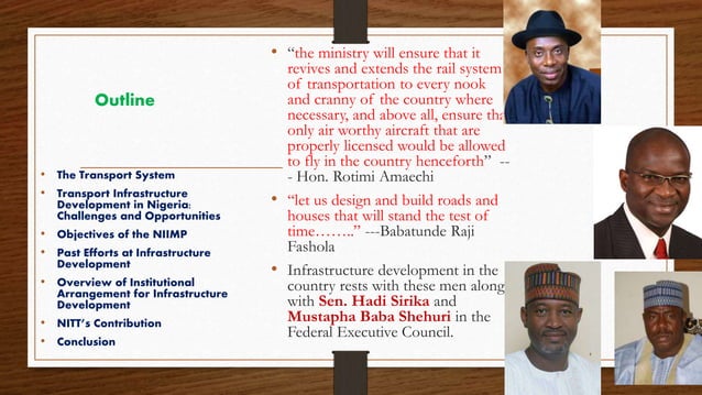 transport system as a Backbone for the Actualization of National ...