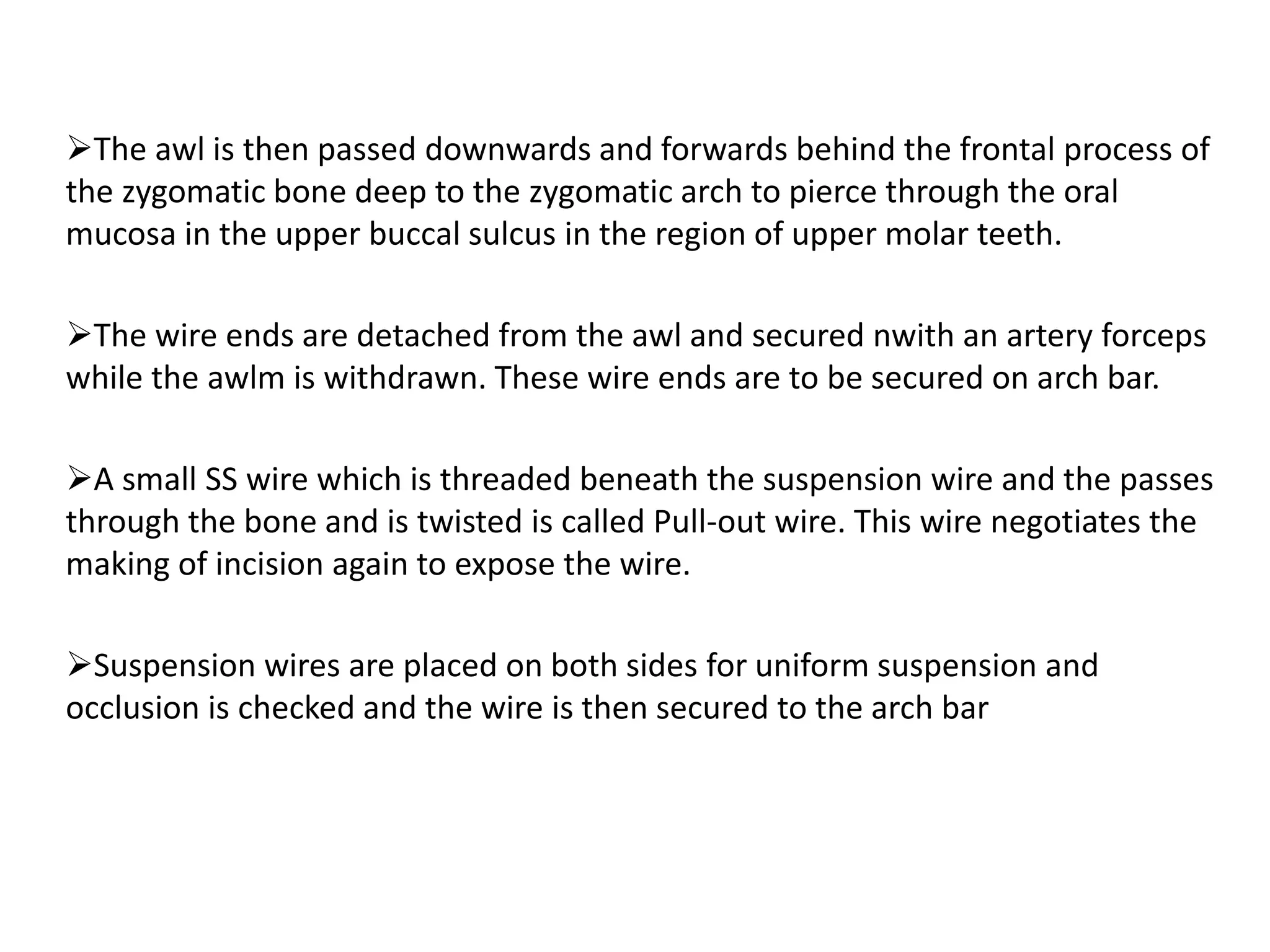 Transosseus wiring circumferential wiring dentoalveolar fracture | PPTX