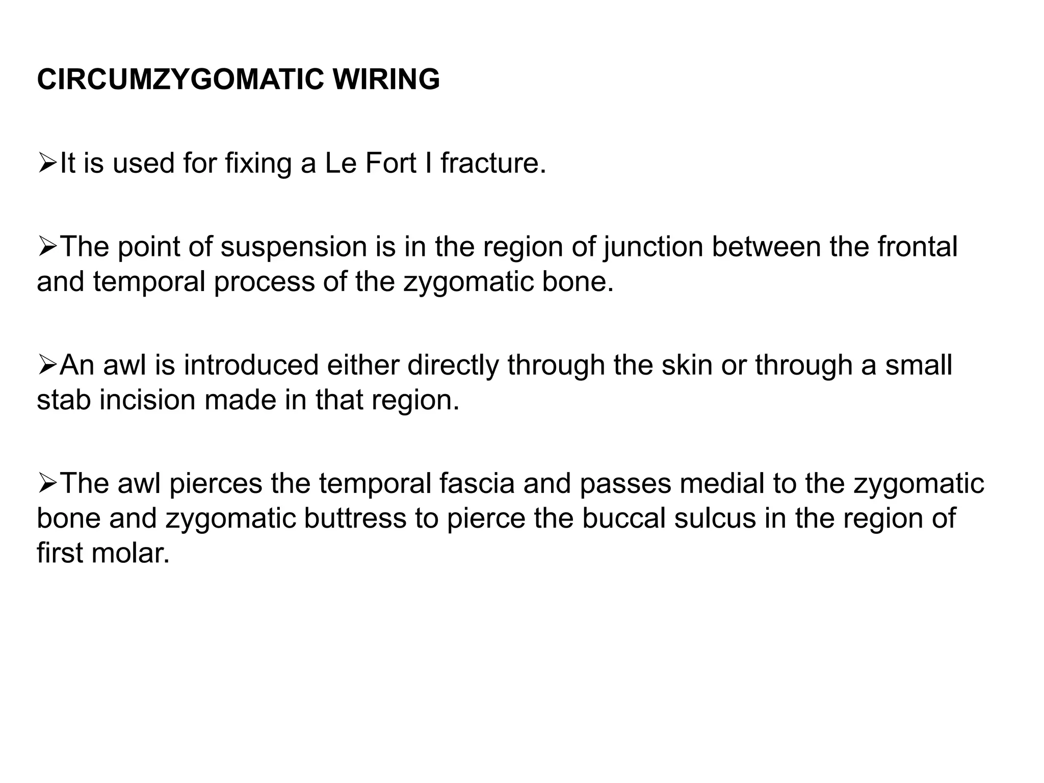 Transosseus wiring circumferential wiring dentoalveolar fracture | PPTX