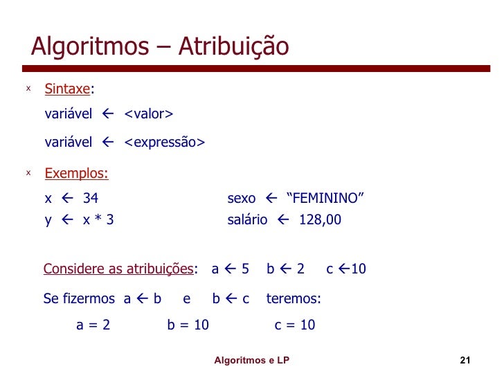 Material De Apoio De Algoritmo E Lógica De Programação