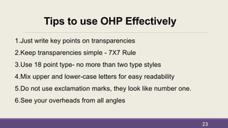 Transparencies correct pp | PPTX