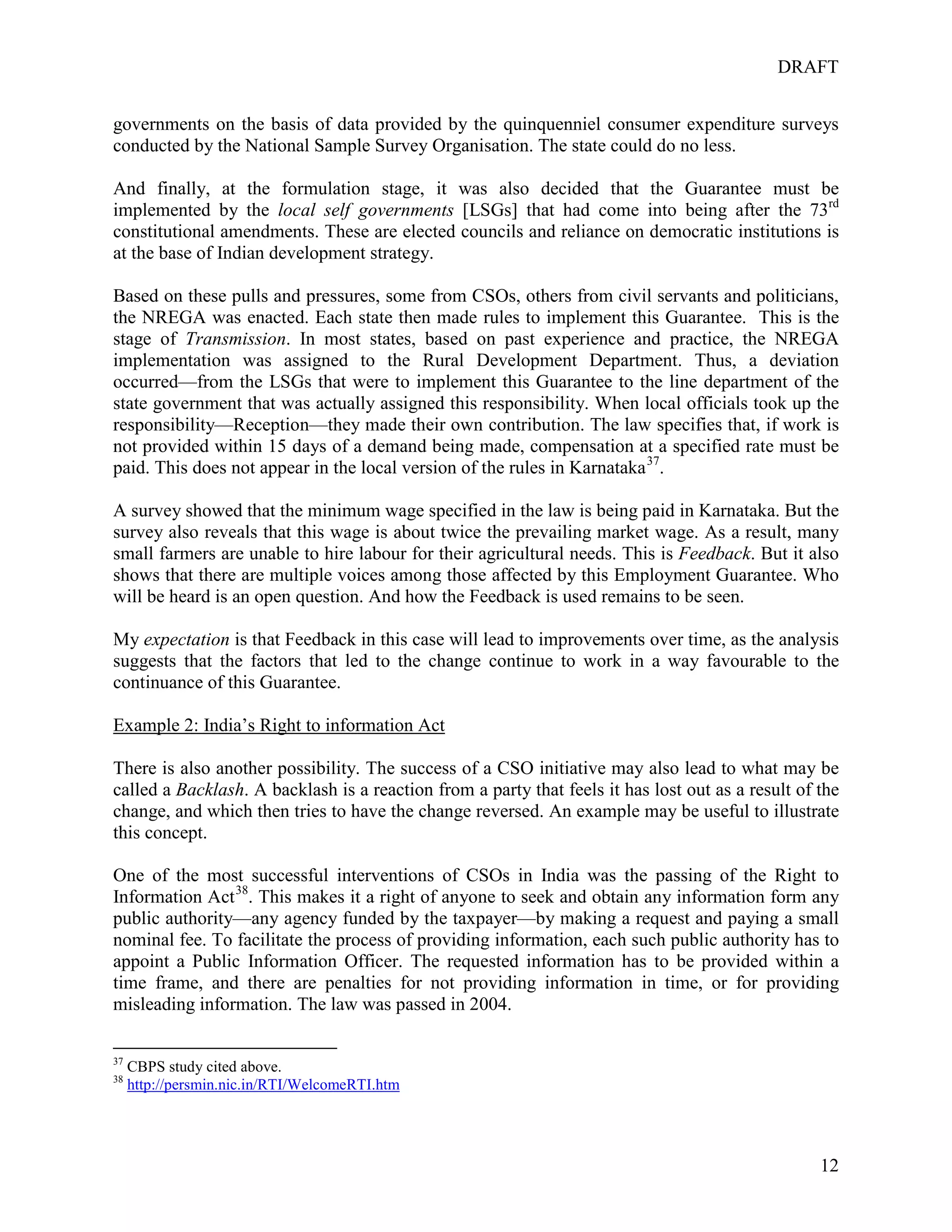 Transparency and Accountability in Governance in India | PDF