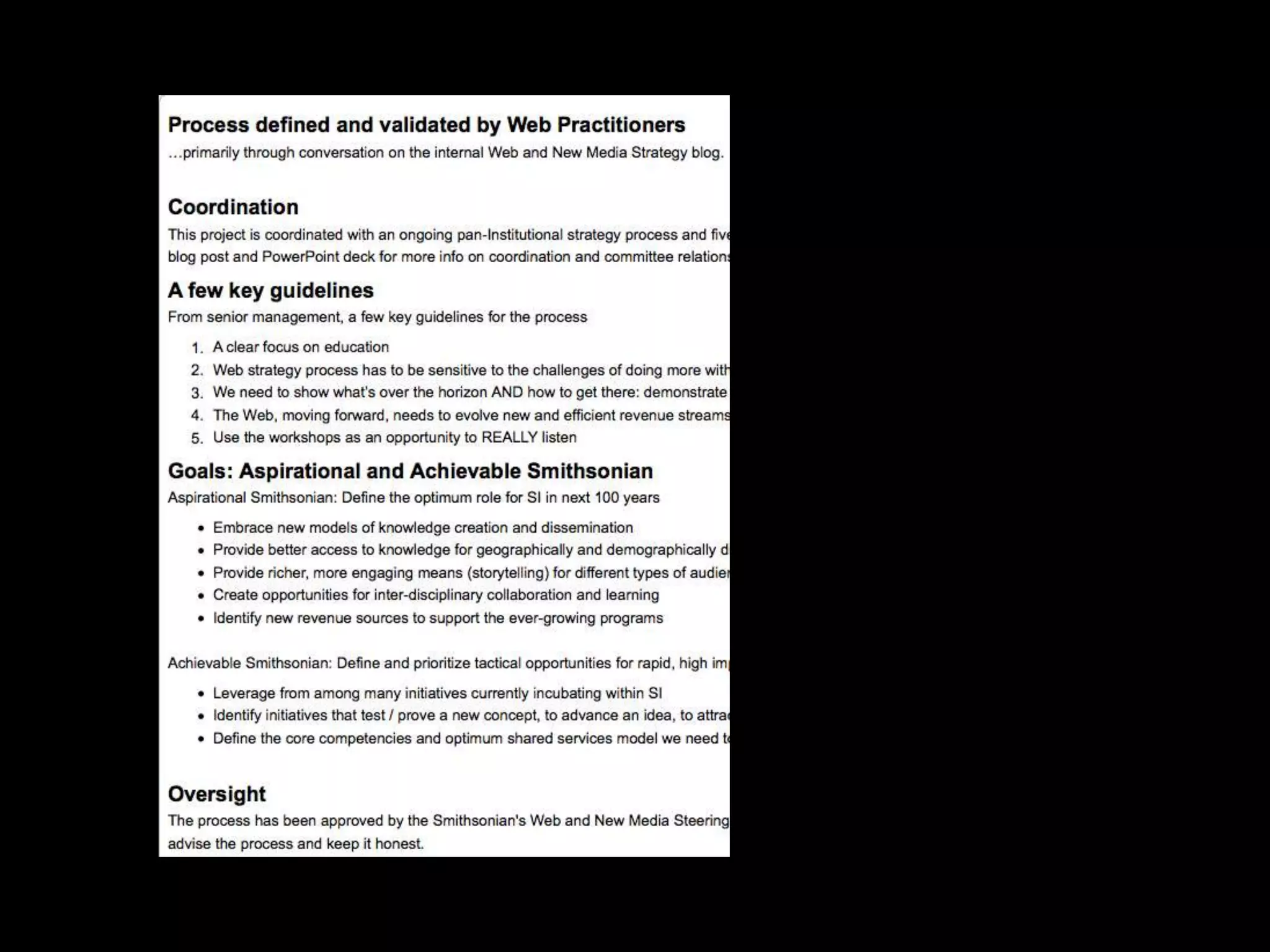 Transparency Leadership Process | PPTX