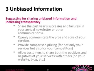 Transparency: what it means to your customers and its impact to your ...
