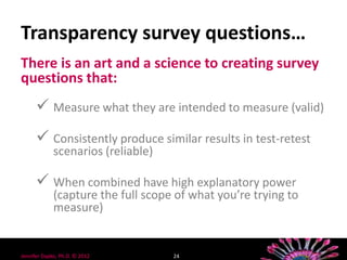 Transparency: what it means to your customers and its impact to your ...
