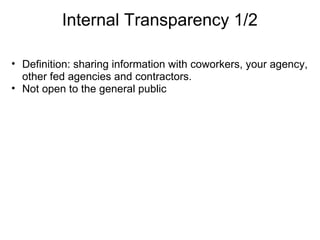 Transparency in contracting | PPT