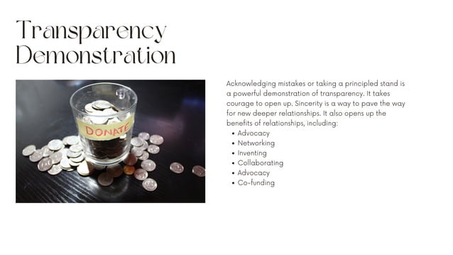 Transparency In Philanthropy Presentation Pdf