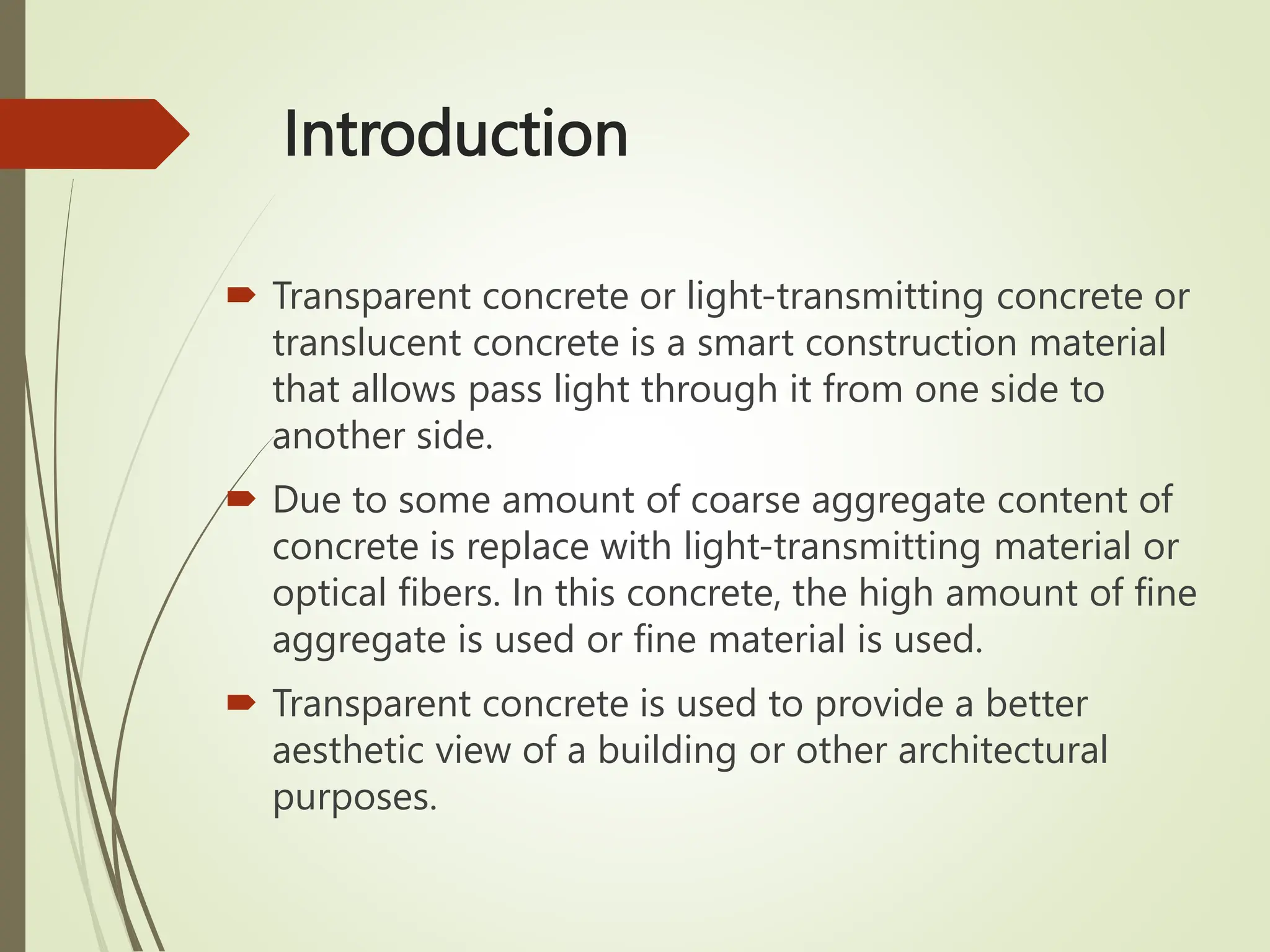 Transparent-Concrete- presentation ppt.. | PPT