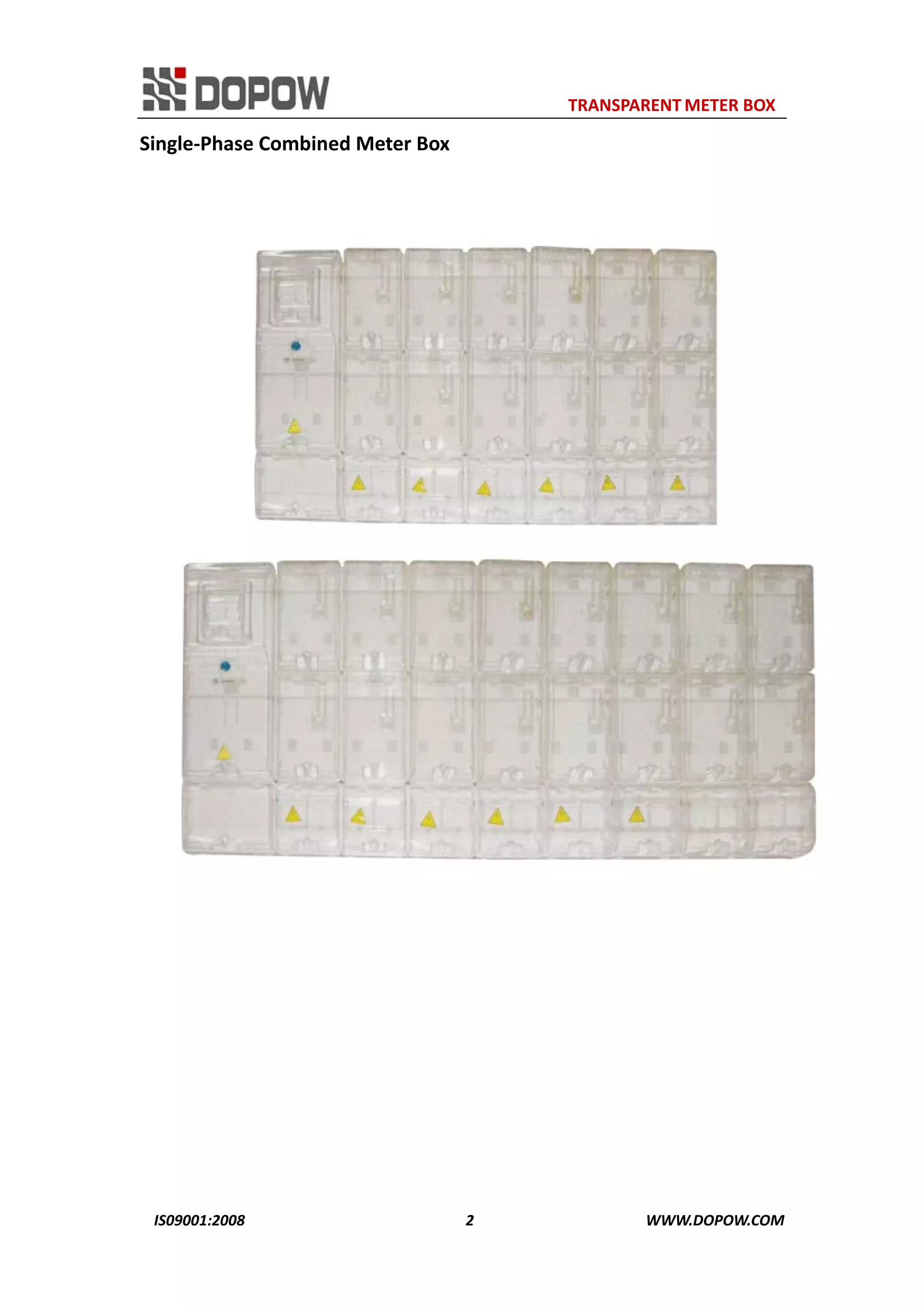 DP seriesTransparent Meter Box / Distribution Box | PDF