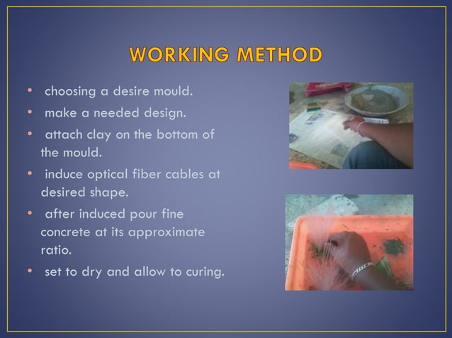 Transparent concrete (translucent)