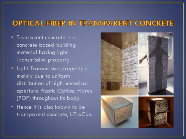 Transparent concrete (translucent)