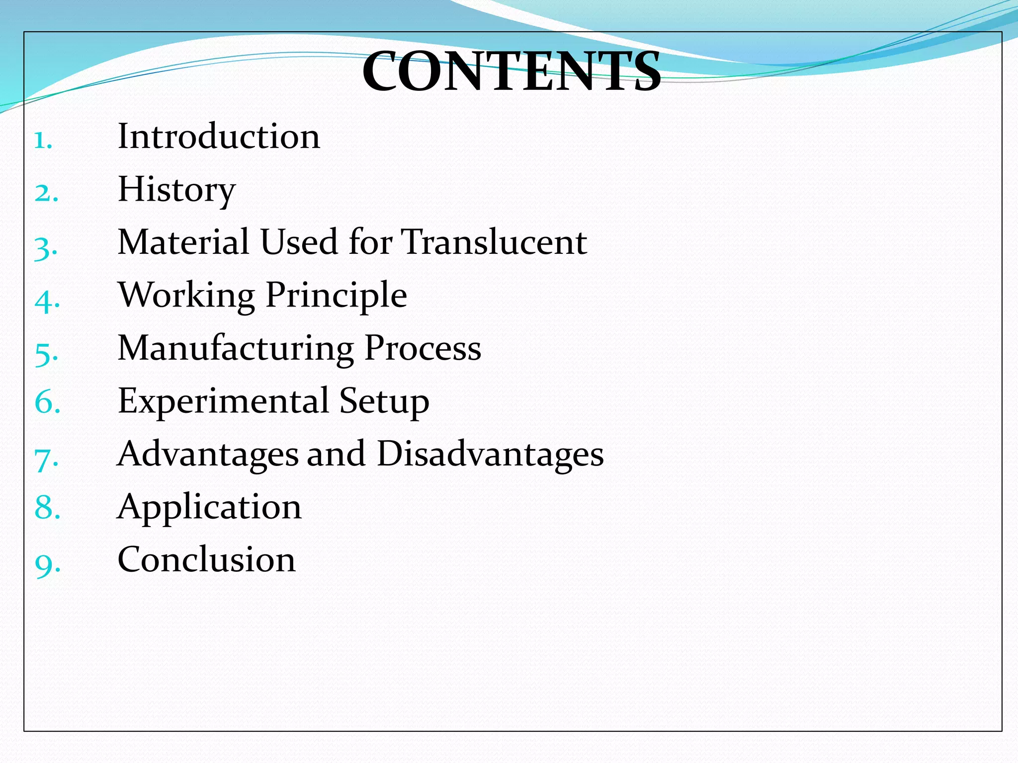 Transparent concrete ppt | PPTX