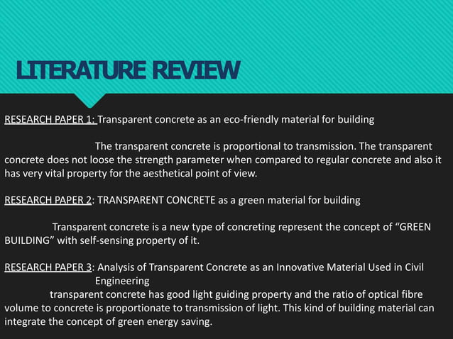 TRANSPARENT CONCRETE PRESENTATION | PPT
