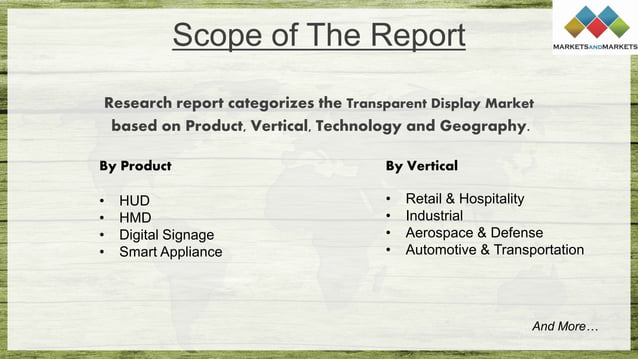 Transparent display market | PDF